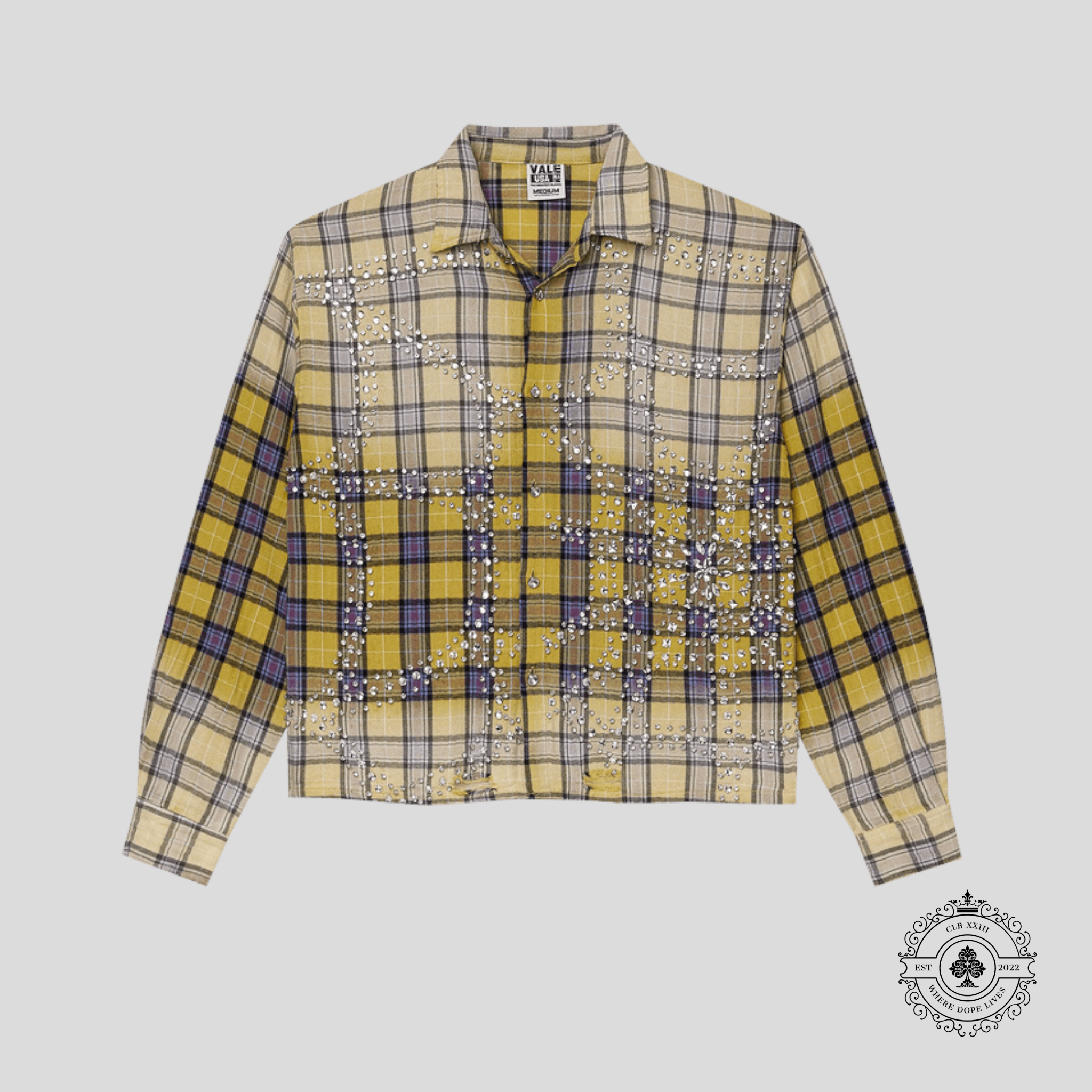Vale Lemon Head Flannel in Yellow