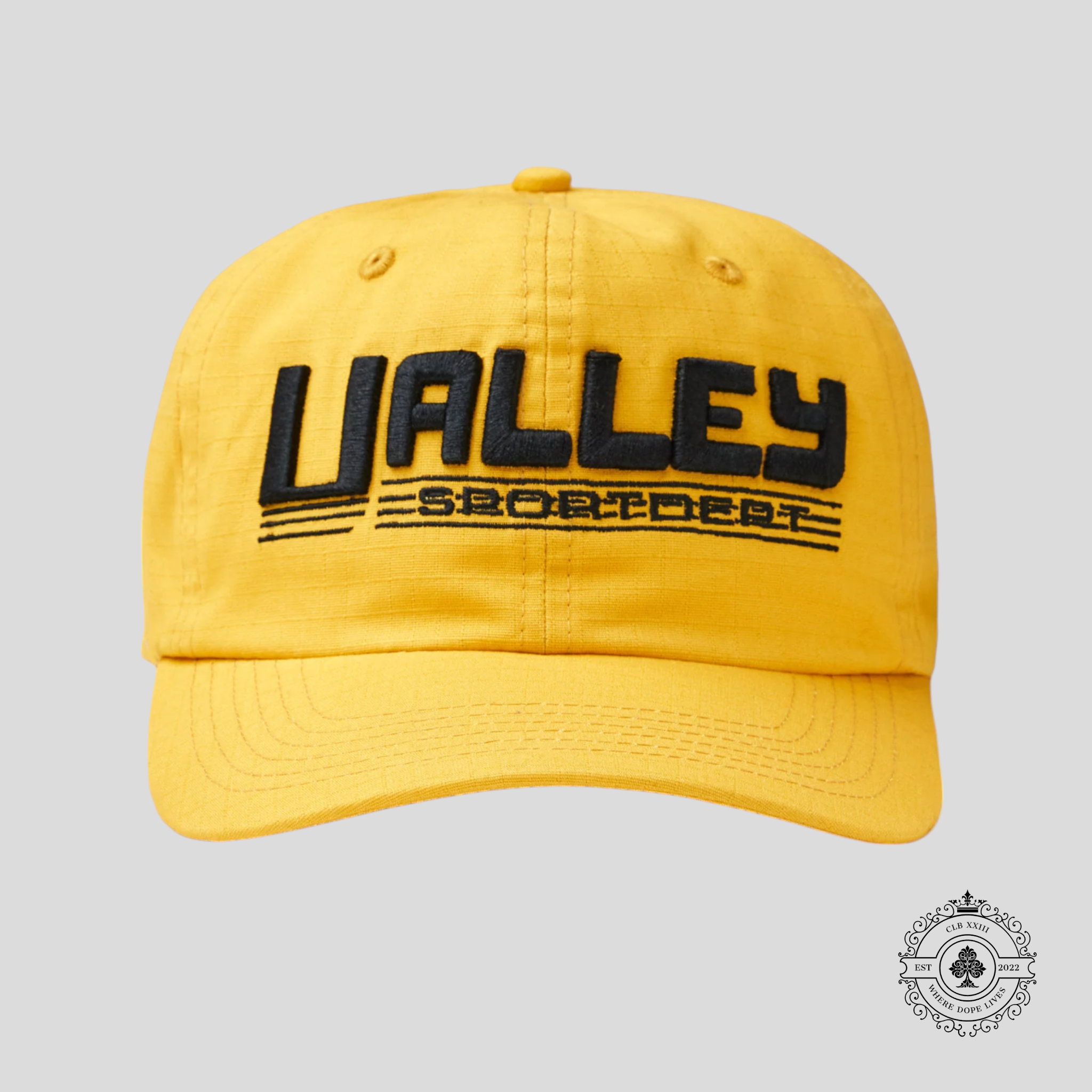 Vale Sports Dept Snapper Hat in Yellow
