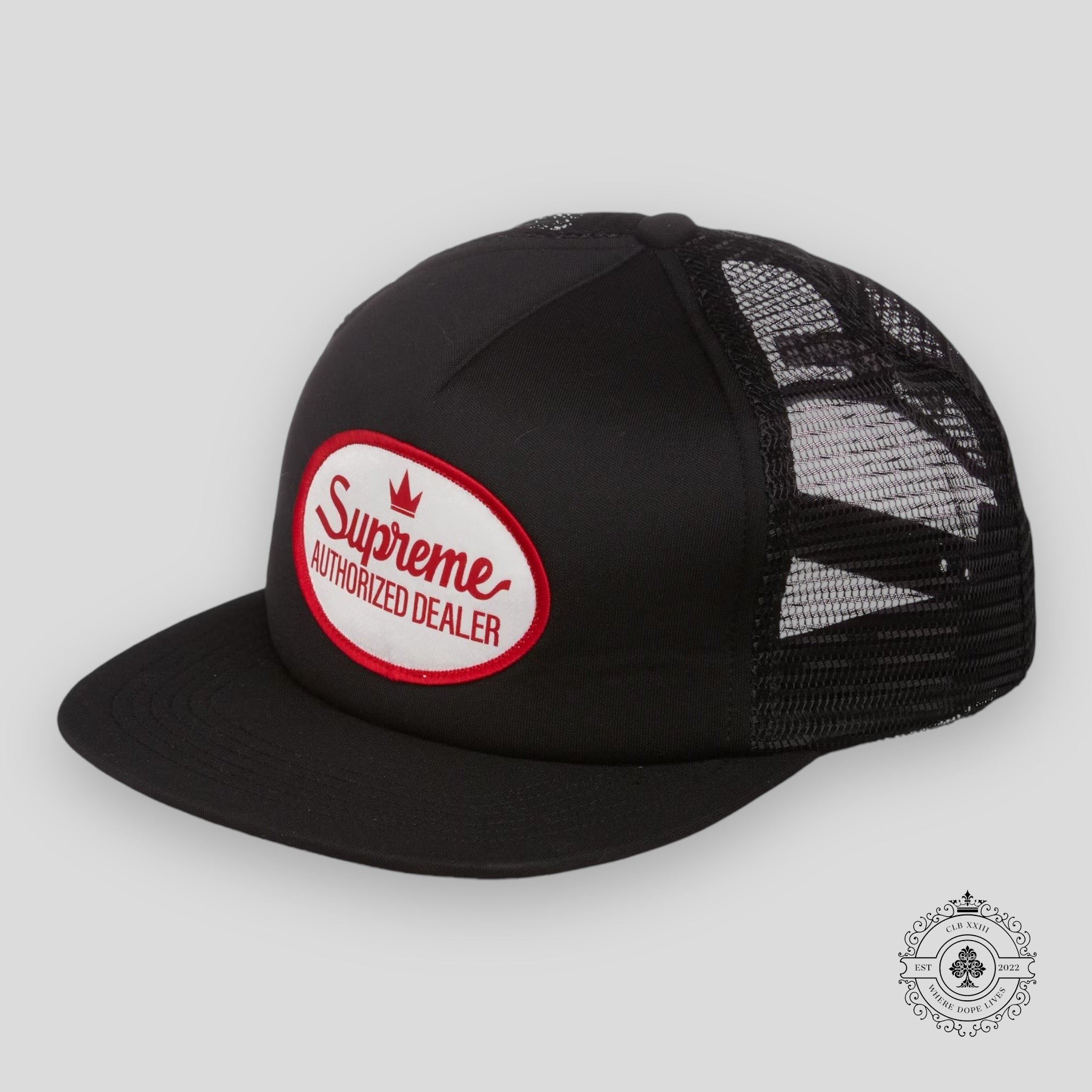 Supreme Authorized Dealer 5-Panel in Black