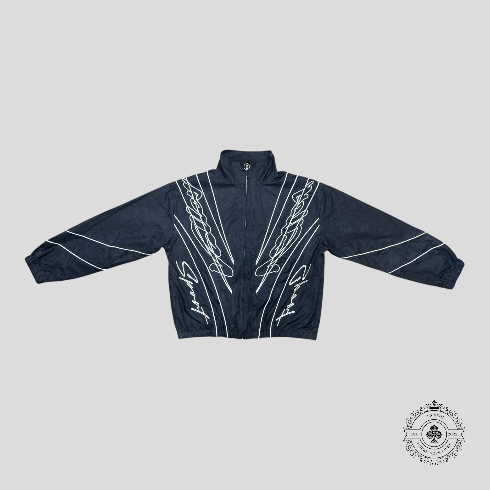 Vale Sports Division Track Jacket in Black