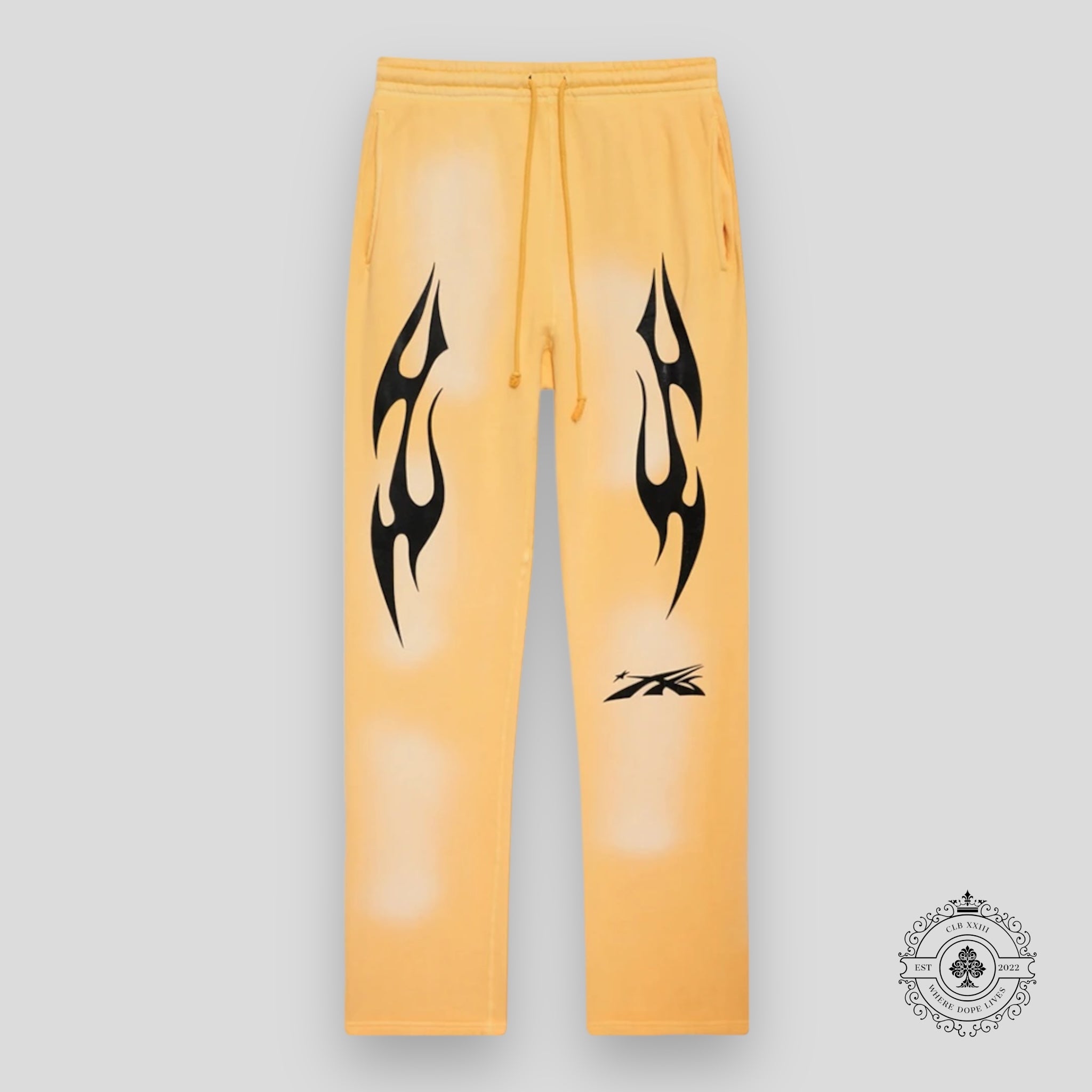 Hellstar Sports Sweatpants in Yellow