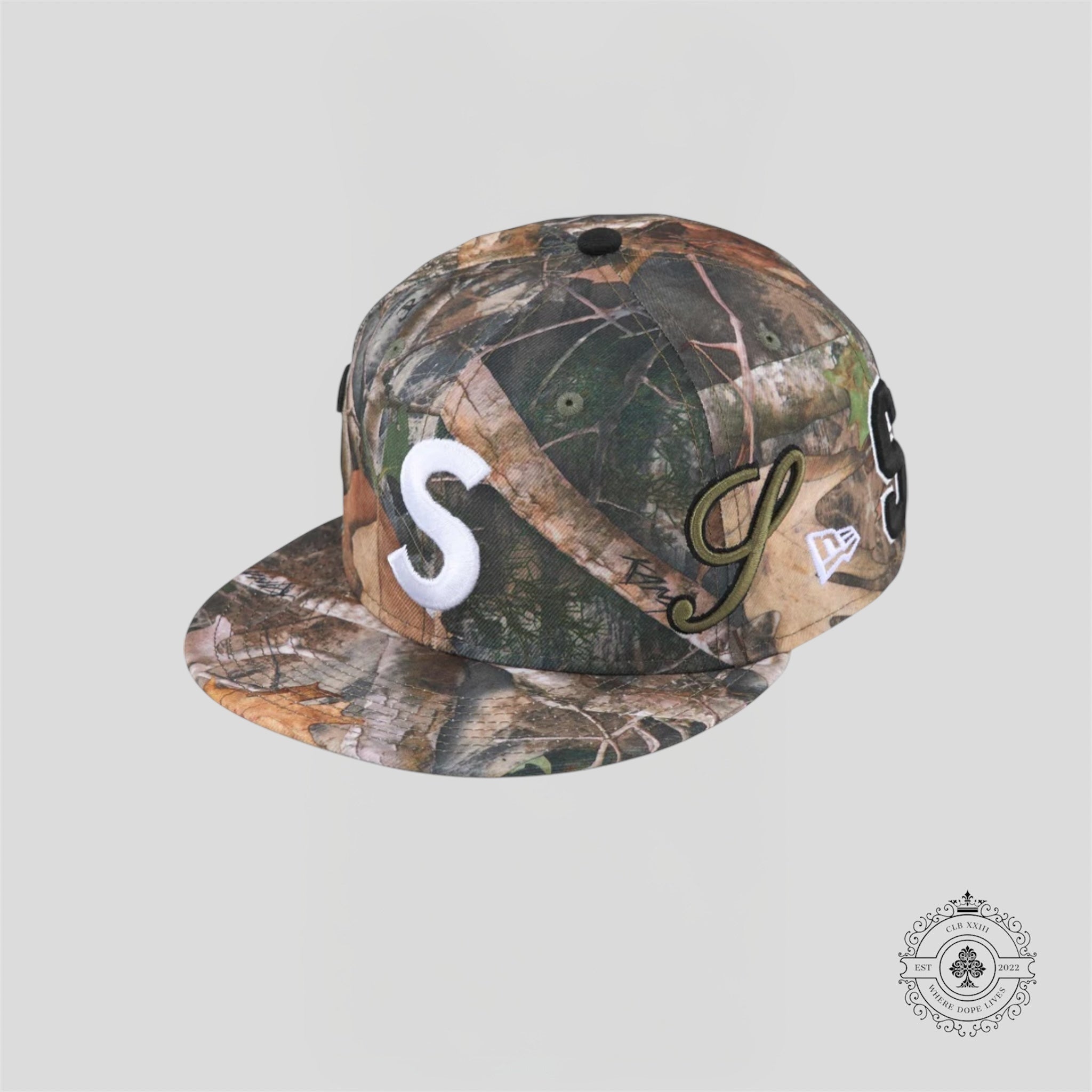 Supreme Multi S Logo New Era Hat in Camo