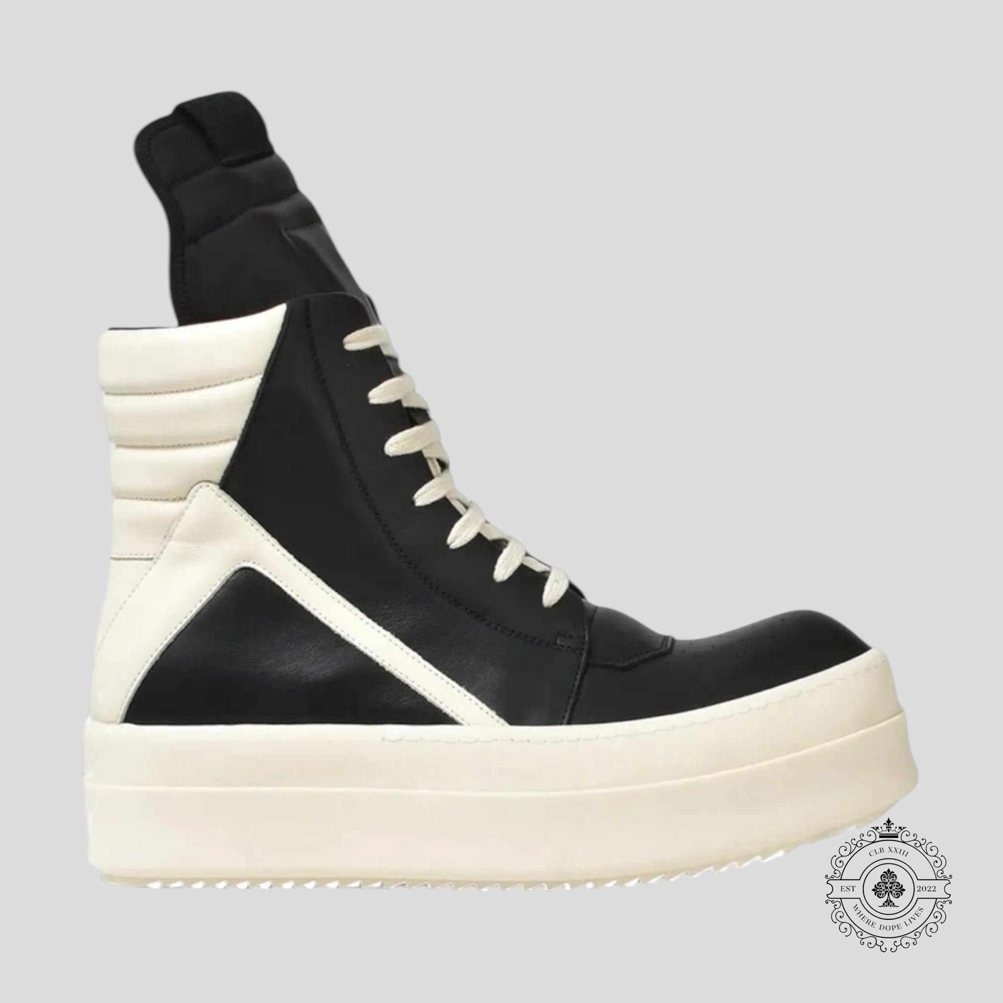 Rick Owens Mega Geobasket in Black
