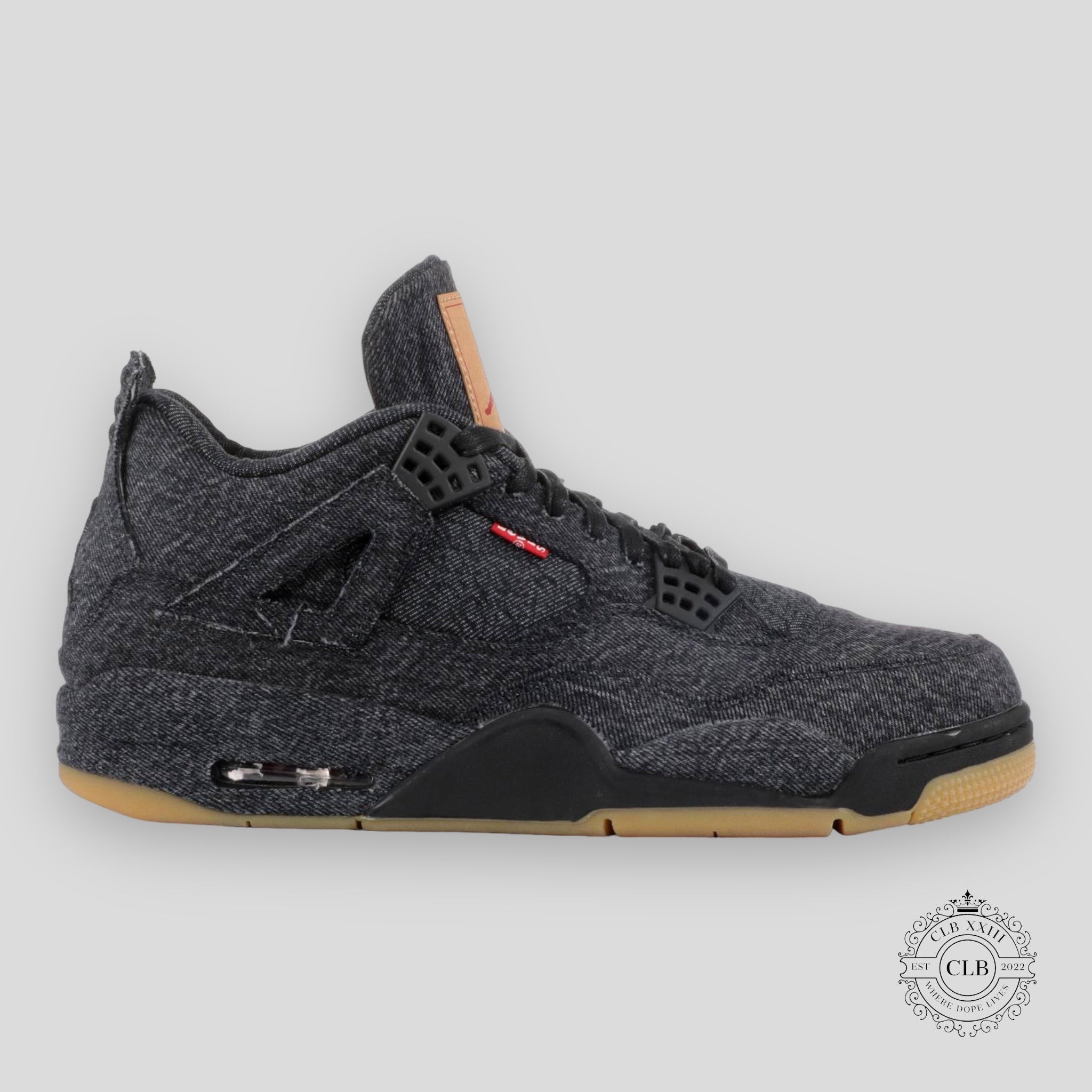 AIR JORDAN 4 RETRO X LEVI'S "BLACK DENIM"