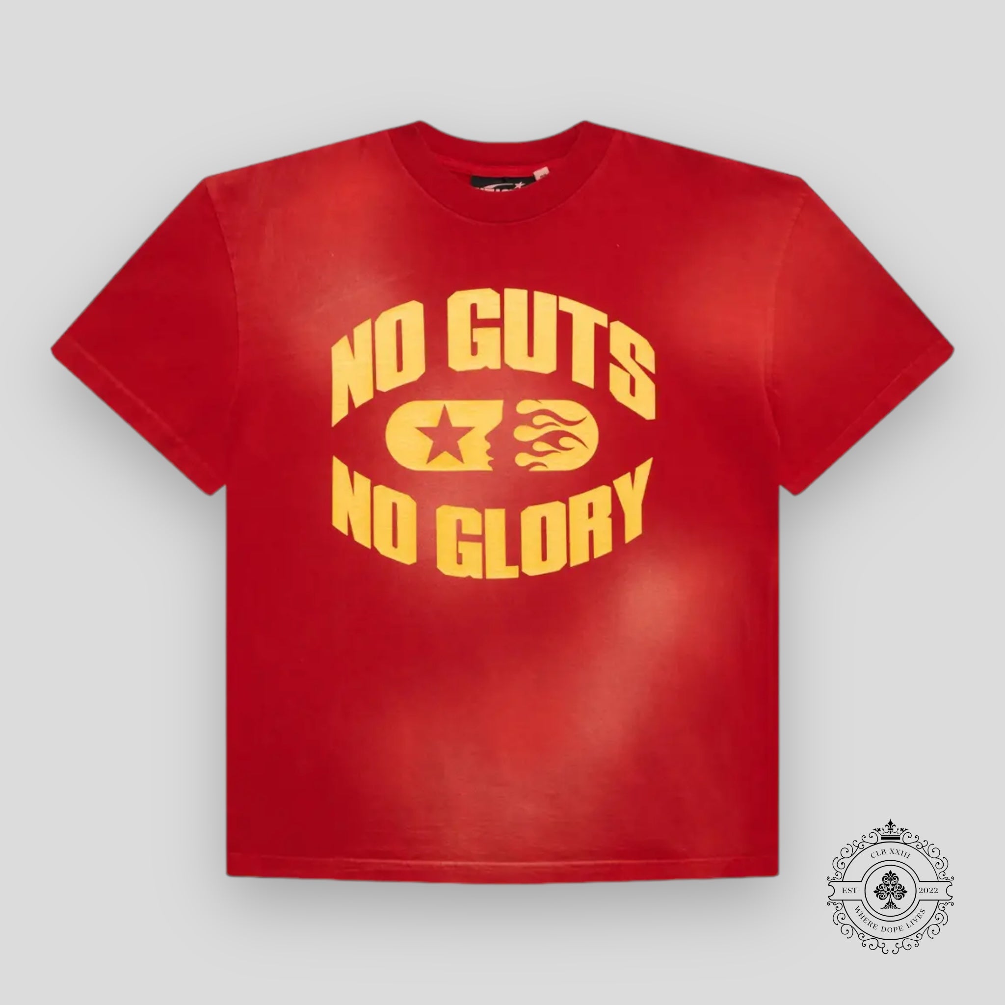 Hellstar No Guts No Glory T-shirt in Red