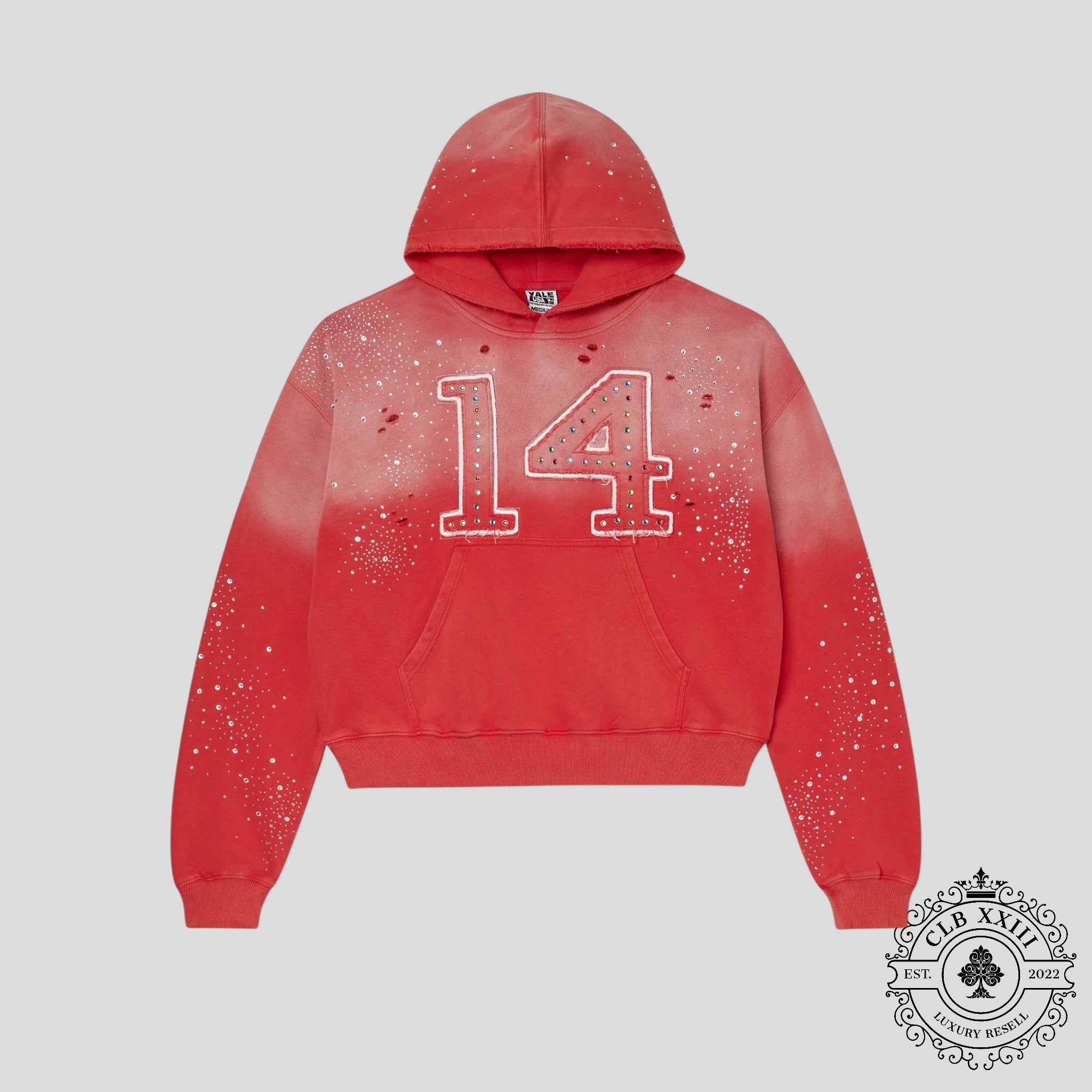 Vale Forever 14 Patch Bling Pullover in Red