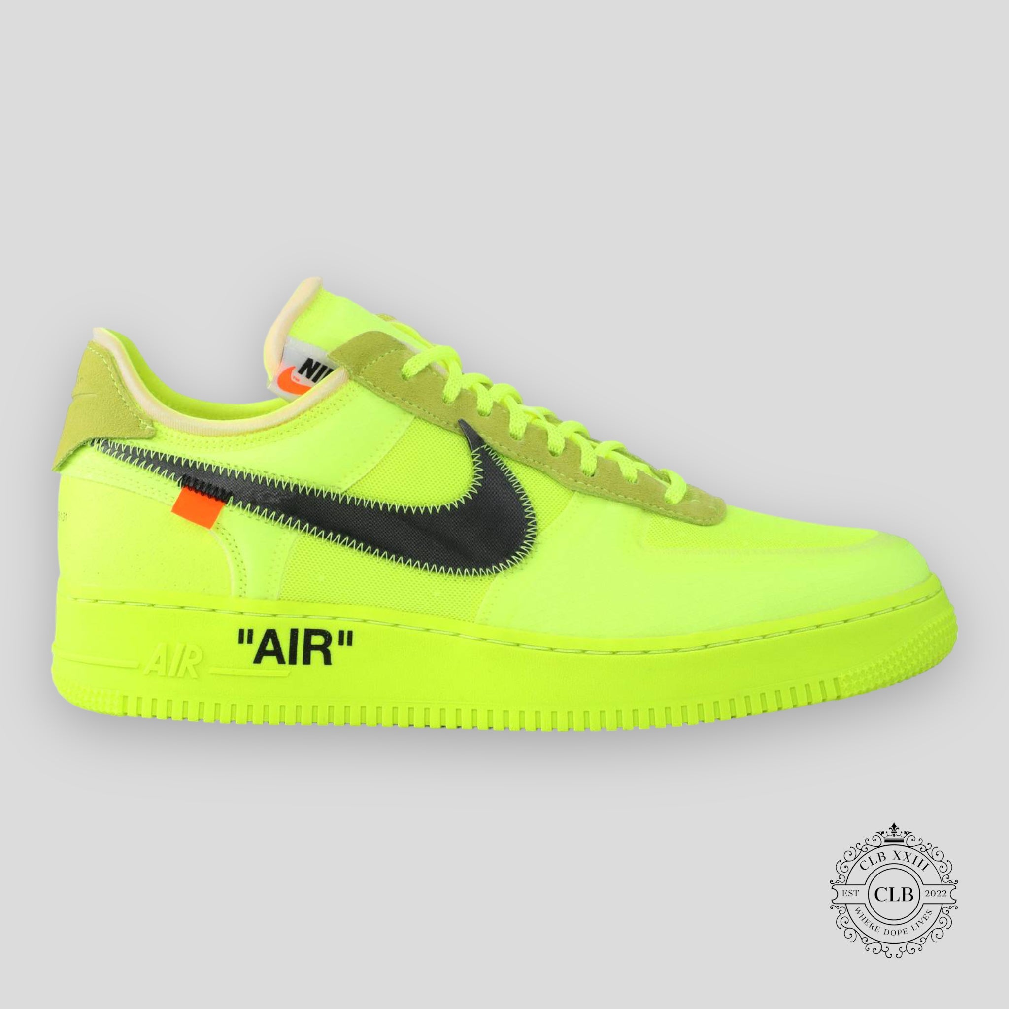 NIKE AIR FORCE 1 LOW X OFF WHITE "VOLT" – CLB XXIII
